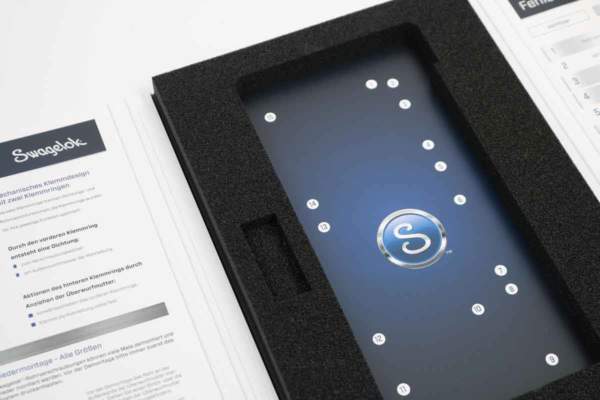 Sample folder for product samples | iba hartmann LOGO