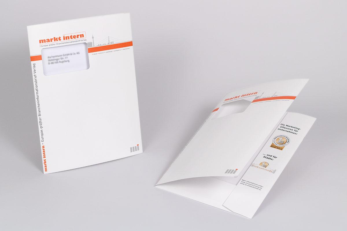 File & collection folder with window | iba hartmann LOGO